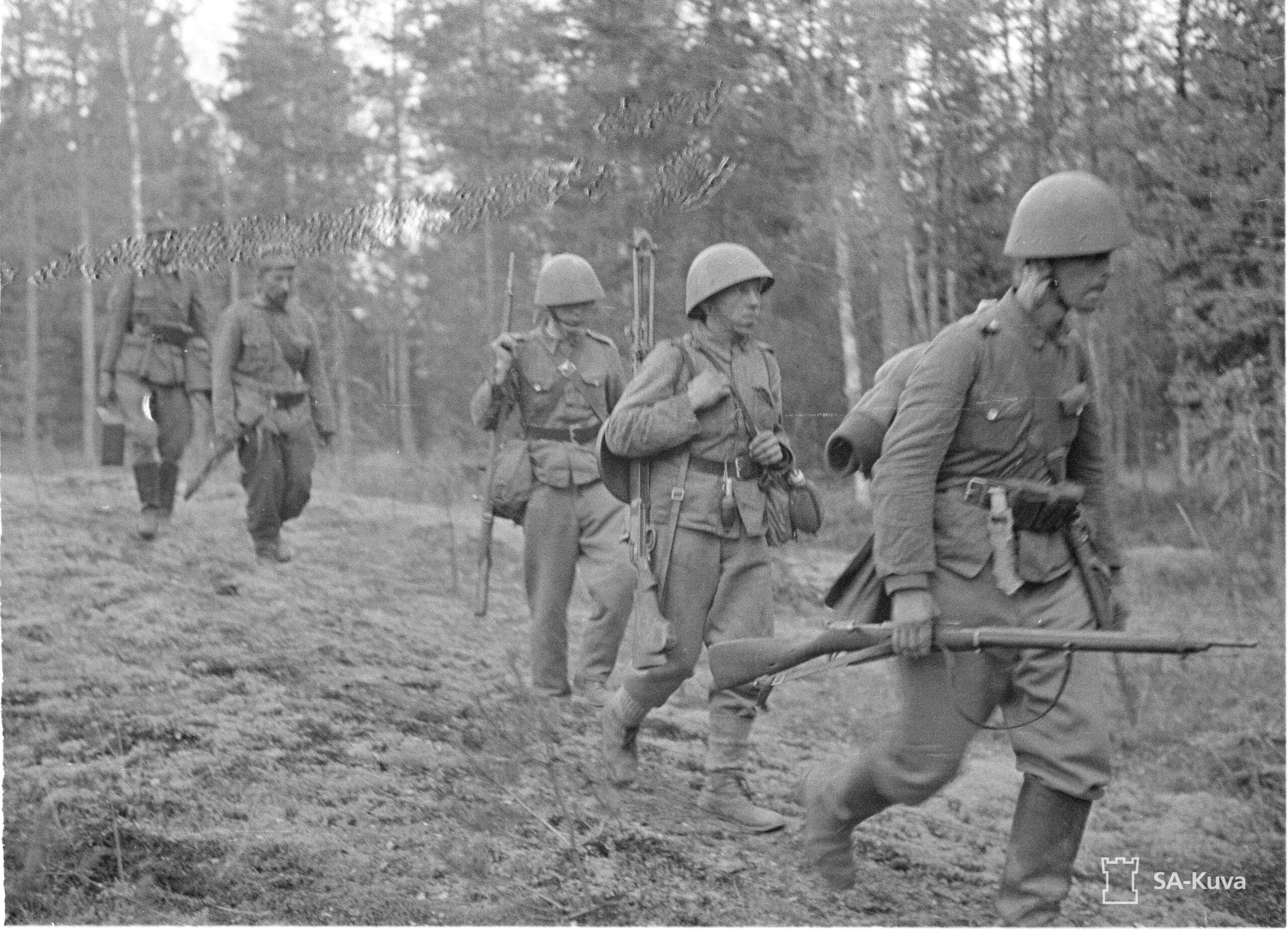 17.7.-41, puolustusasemissa. - Jatkosota 80